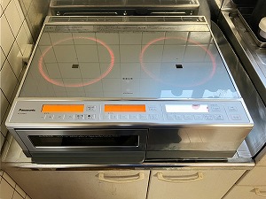 テーブルコンロから据置タイプのIHクッキングタイプに交換 ｜ 株式会社クサネン｜滋賀県草津市